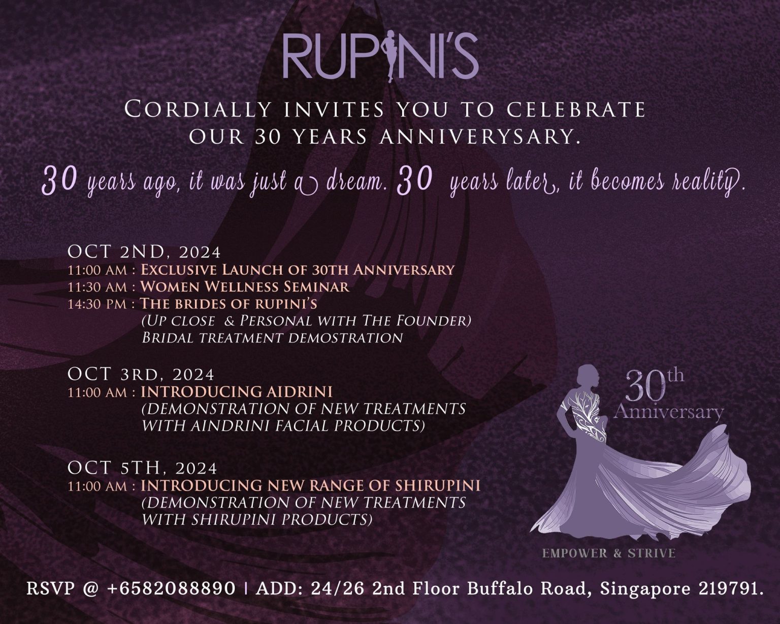 Rupini's OM | Top Beauty Salon in Singapore for Hair & Skincare